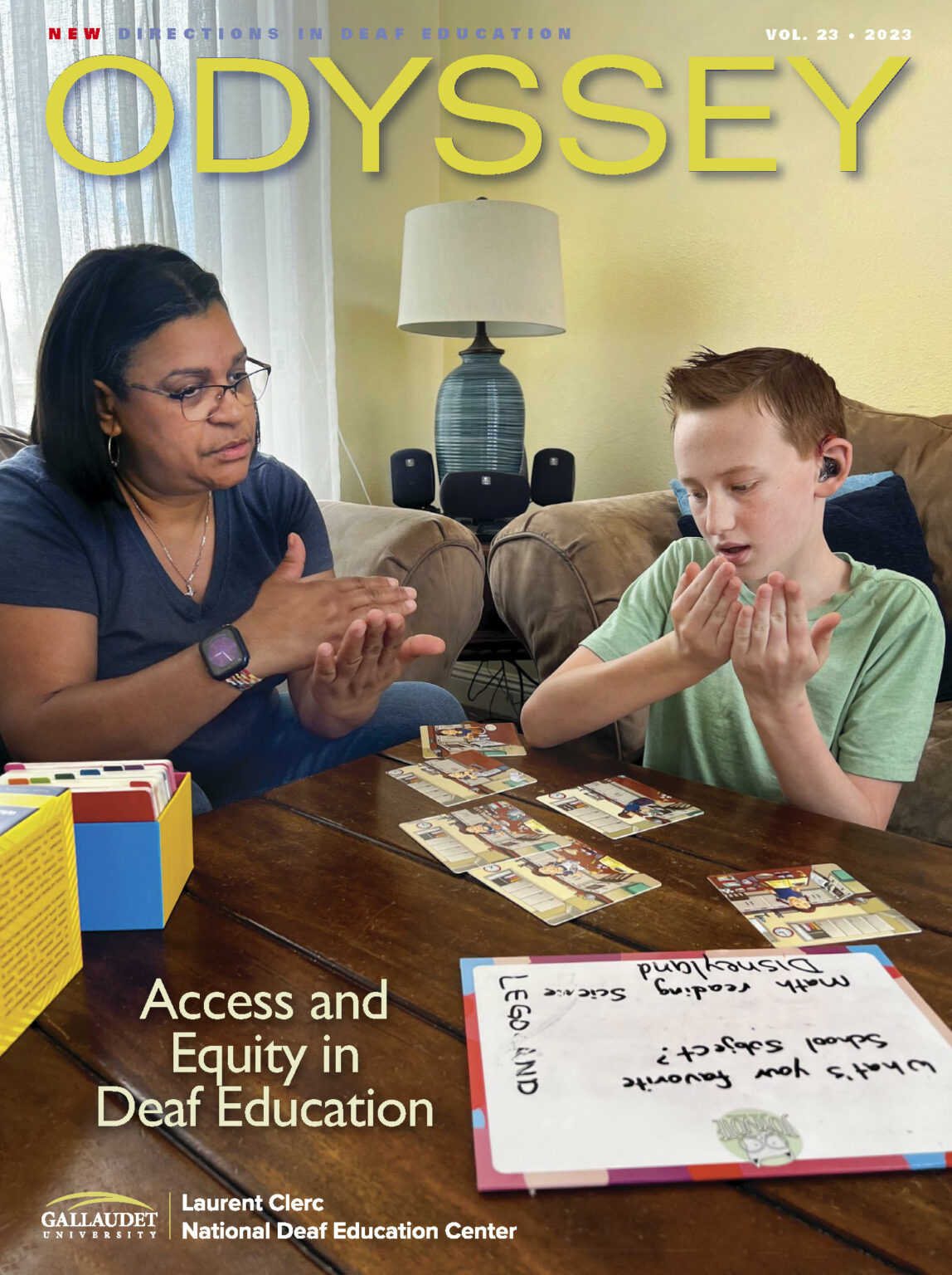 ODYSSEY: New Directions in Deaf Education | Clerc Center